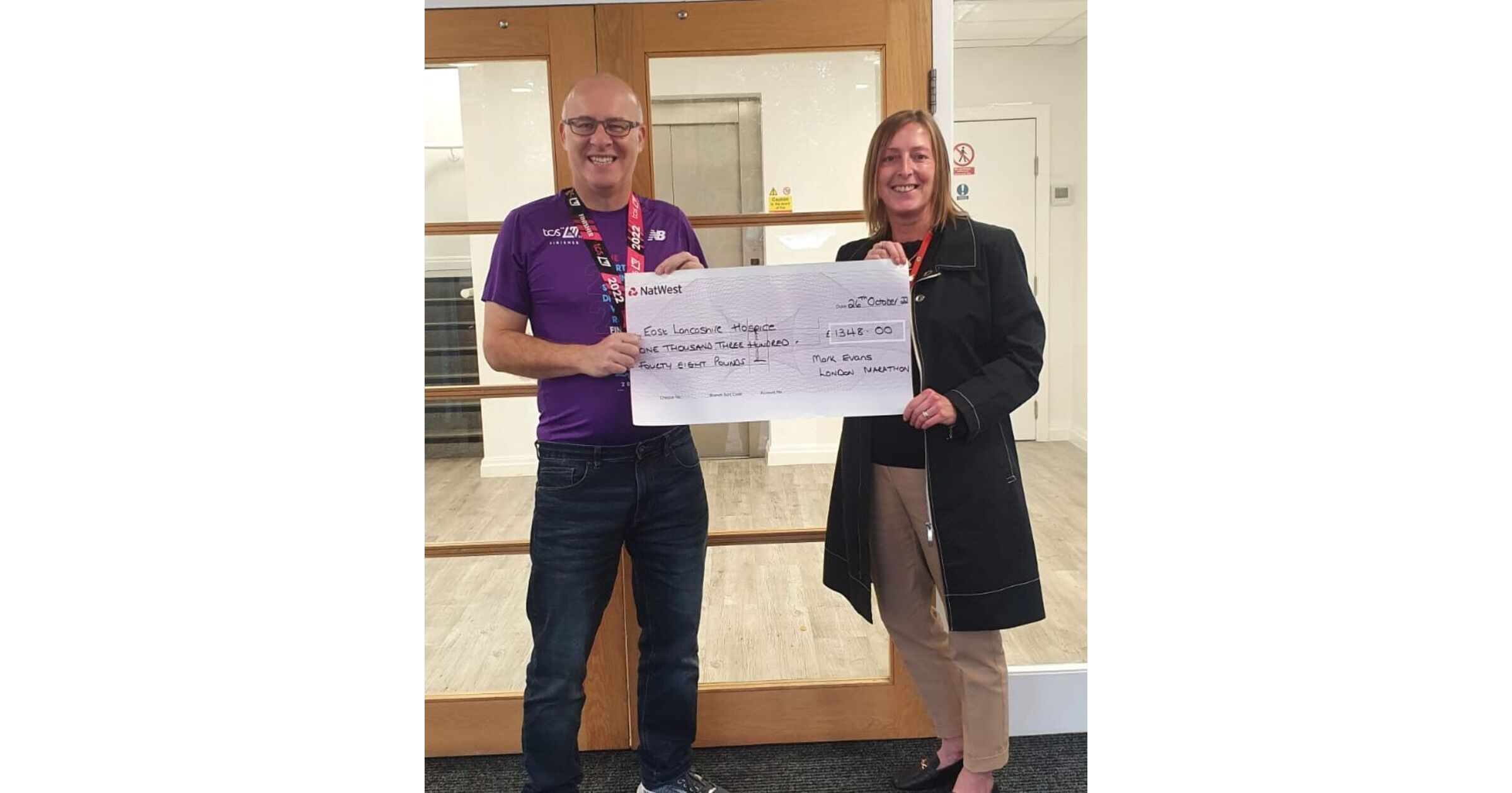 Marathon Mark runs for Hospice