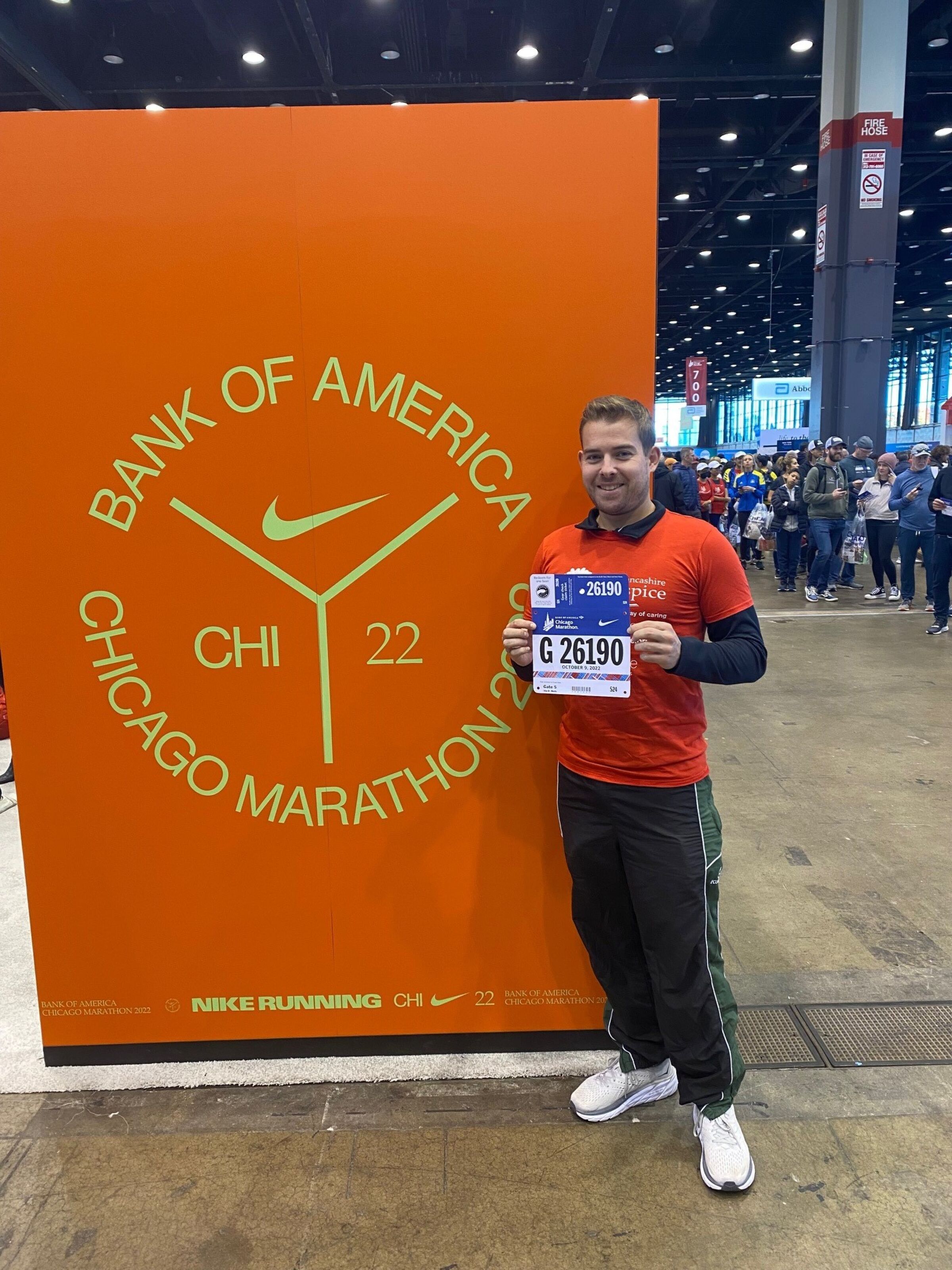 Matt Takes on the Chicago Marathon for East Lancashire Hospice